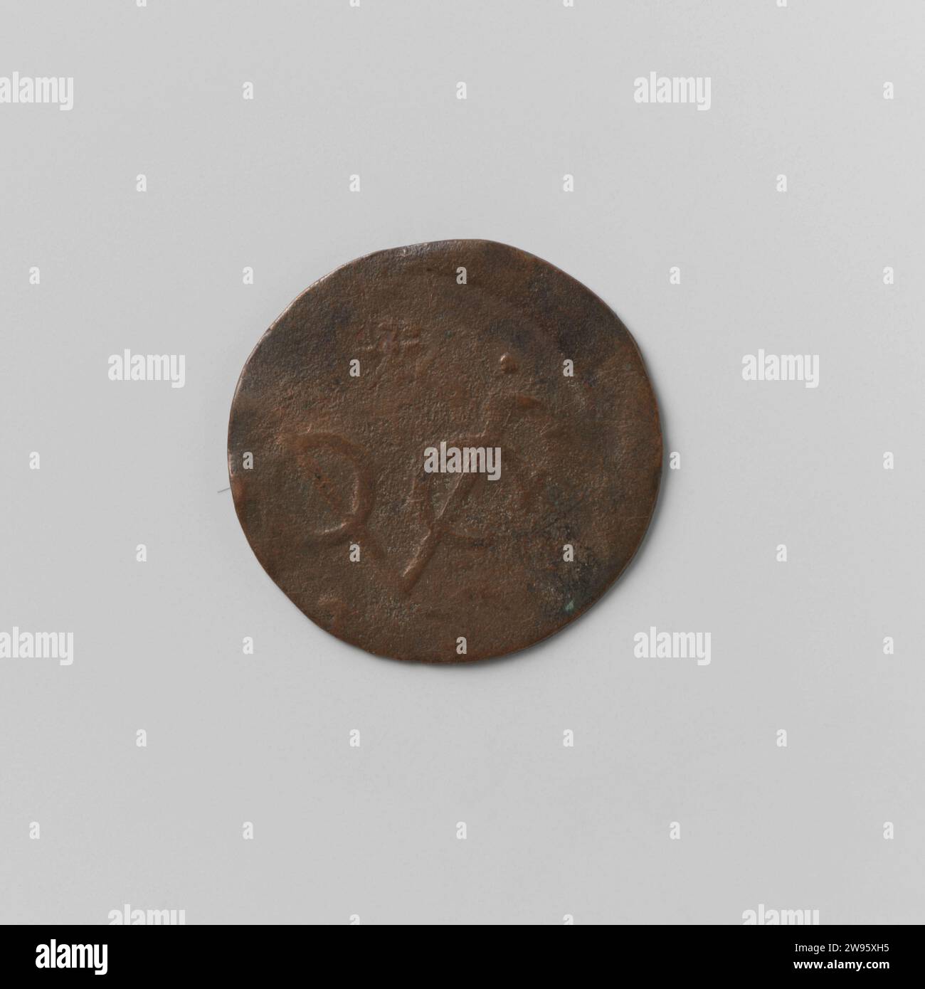 Imitation of a penny from the VOC ,, 1780 - 1830 coin Copper mint ...