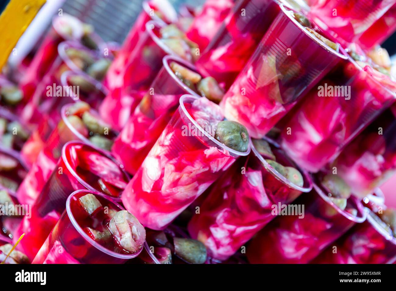 Glasses with traditional Turkish drink salgam suyu Stock Photo - Alamy