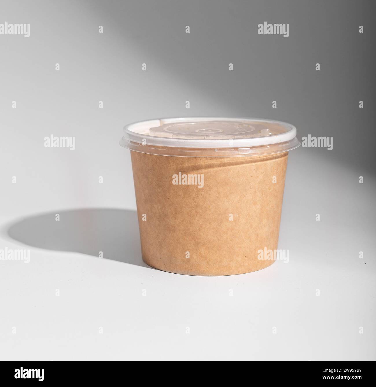 Soup package, paper bowl mockup, rounded container, box mock up ...