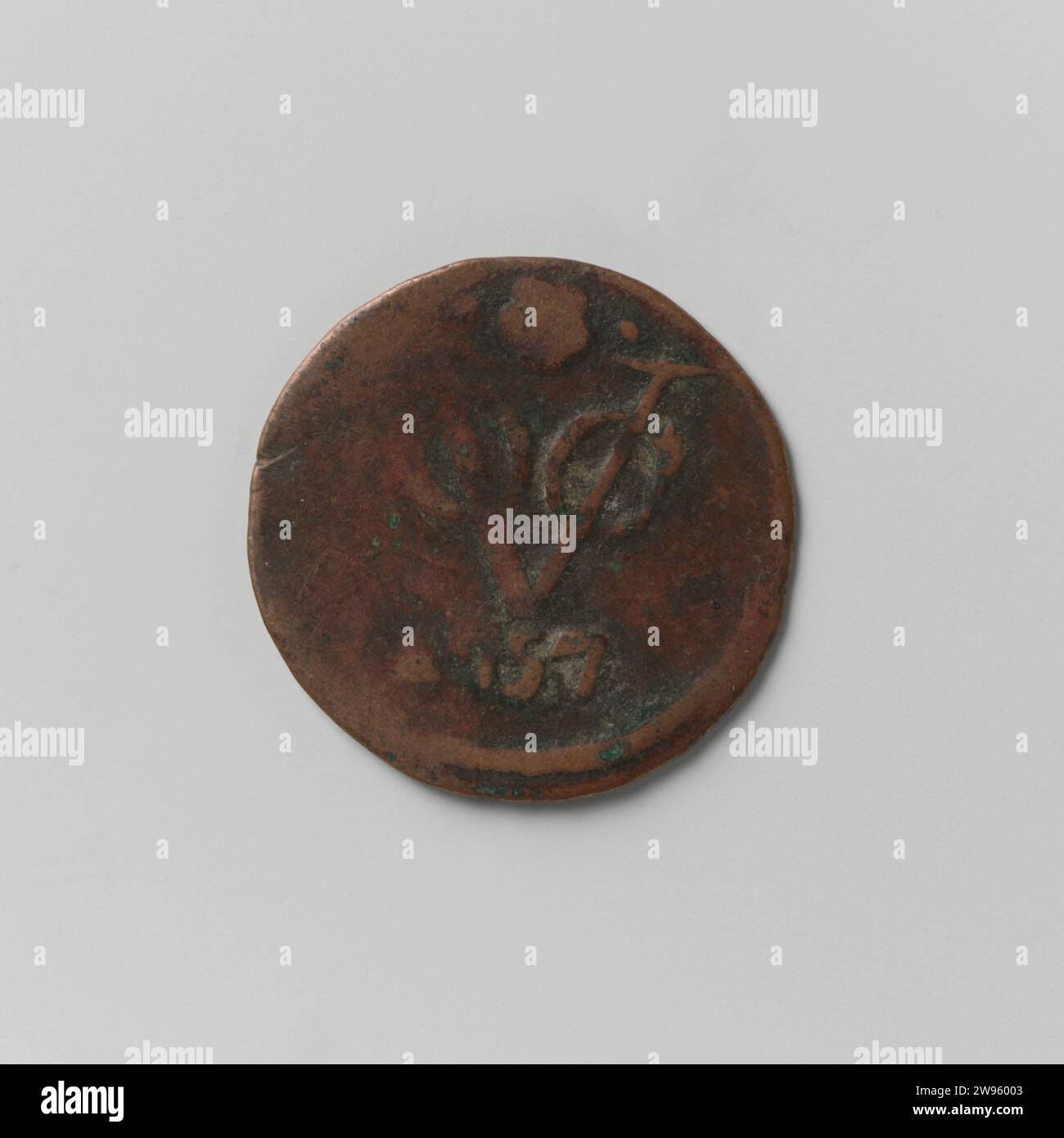 Imitation of a penny from the VOC from Holland, 1757 ,, 1757 - 1830 ...