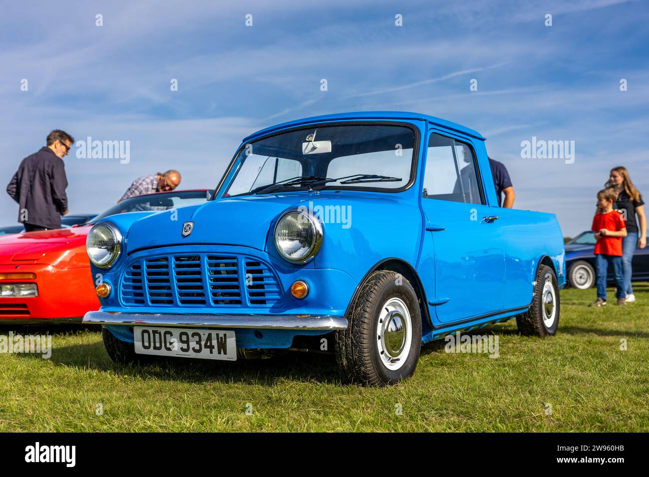 1980 British Leyland Mini Pickup (Mini 95) on display at the Bicester ...