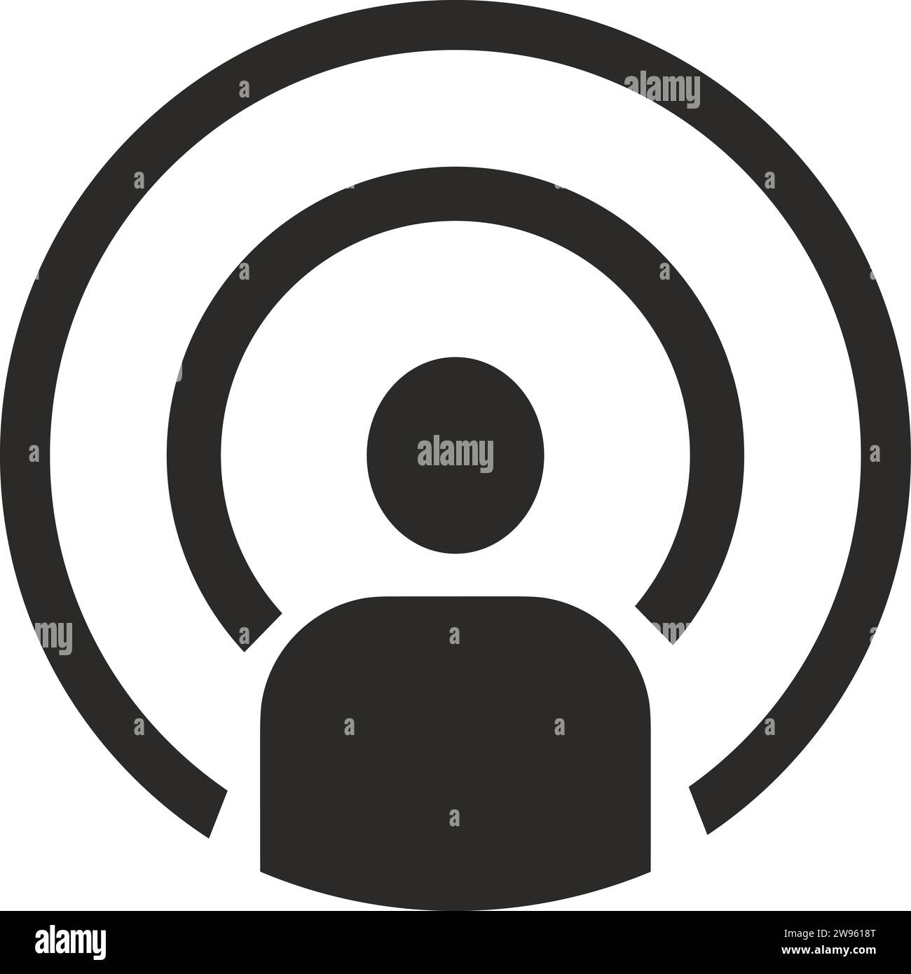 Microphone vector icon | Mic icon | Podcast icon | Studio recording ...
