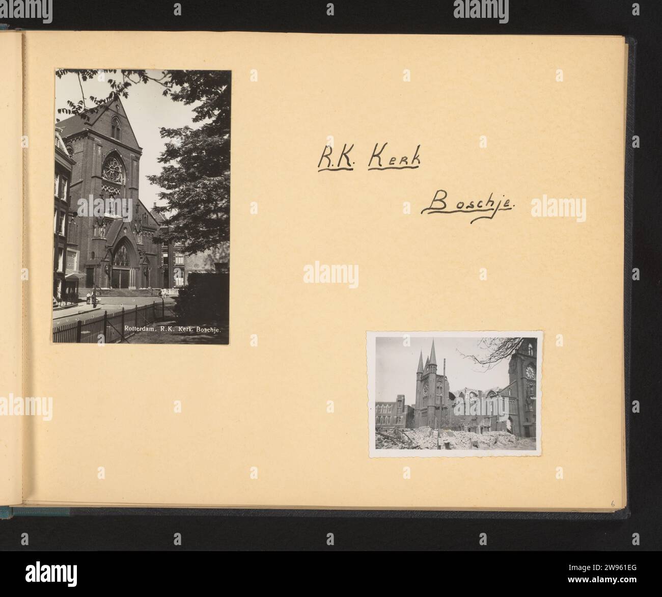 R.K. Kerk Boschje, Anonymous, 1940 photograph Album magazine with two ...