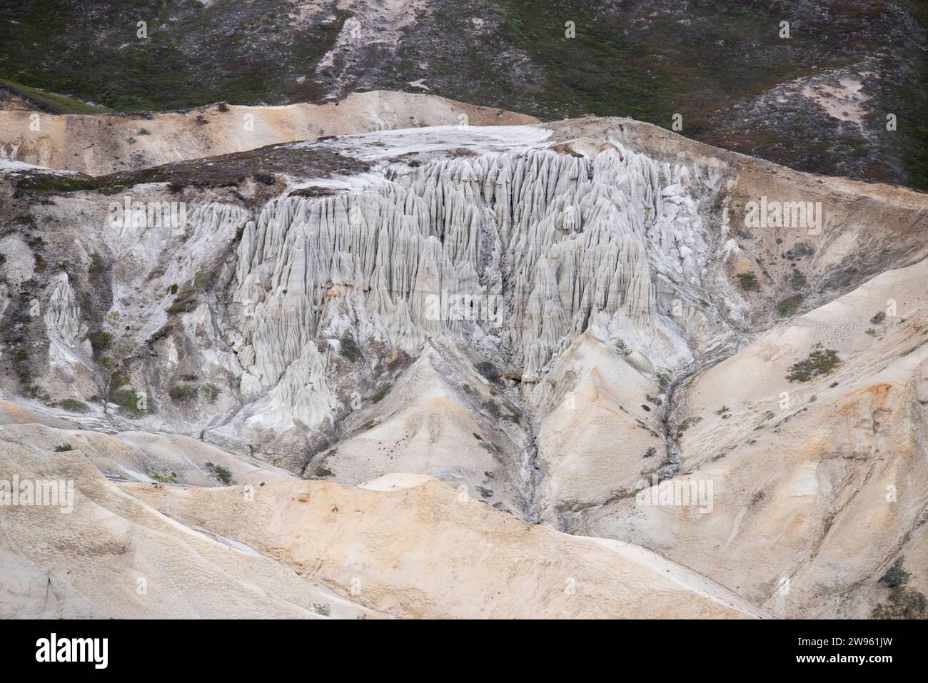Greenland, Disko Island, Iterdla Bay. Area known for its geological ...