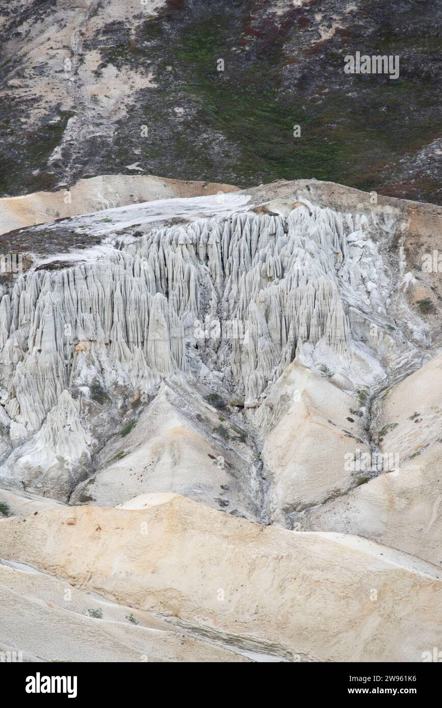 Greenland, Disko Island, Iterdla Bay. Area known for its geological ...