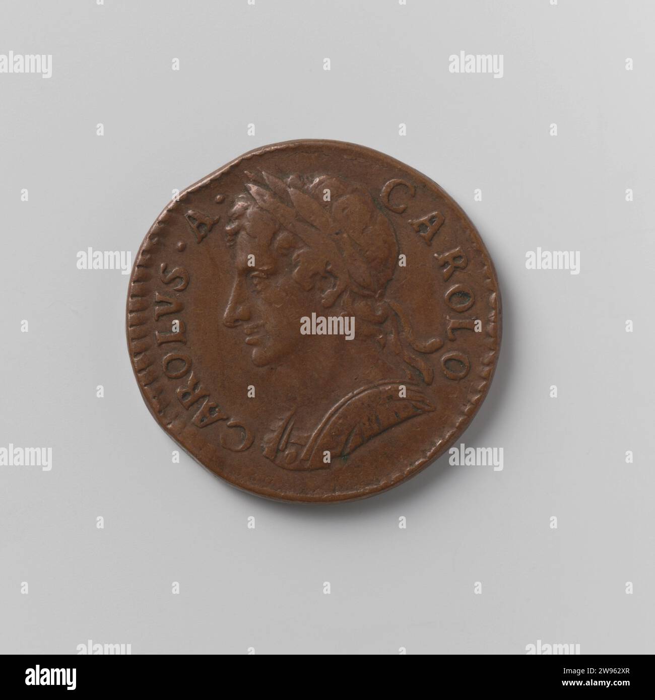 Farting uit england van karel II, 1675,, 1675 coin Copper mint. Front ...