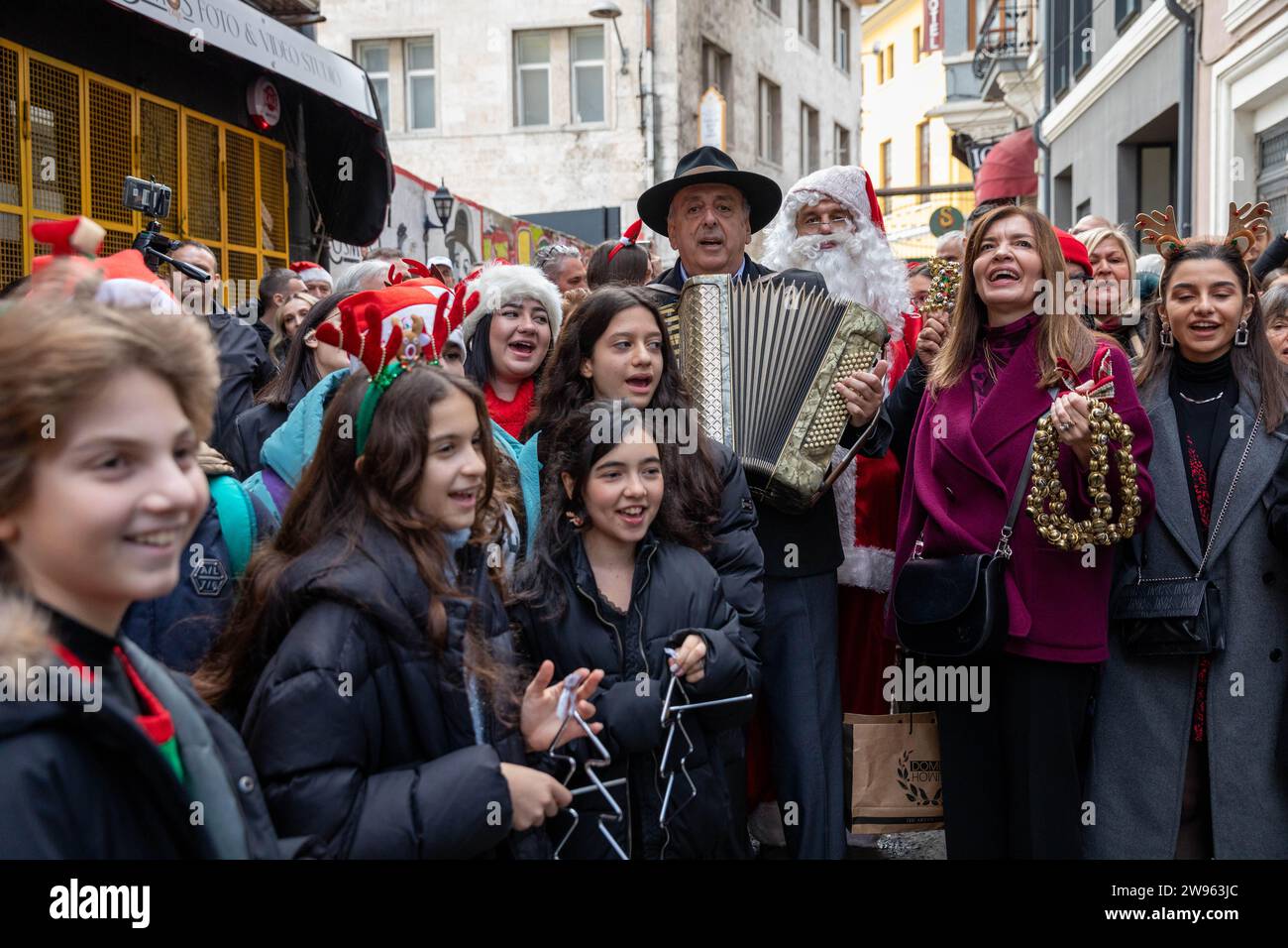 December 24, 2023: Yani Demircioglu, the principal of Zografyon Greek ...