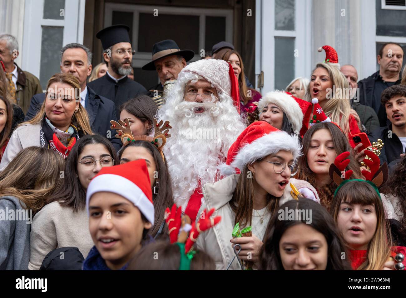 December 24, 2023: Yani Demircioglu, the principal of Zografyon Greek ...