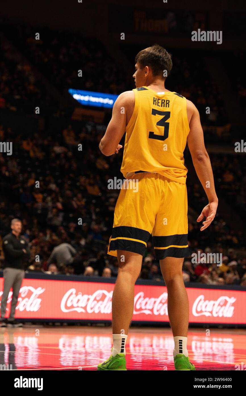 Morgantown, WV, USA. 23rd Dec, 2023. December 23, 2023: Kerr Kriisa ...