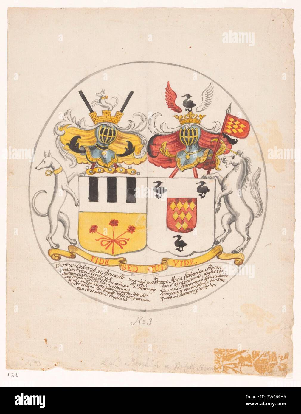 Design (3) for Alliance weapon, Jan Brandes, 1743 - 1785 drawing Design ...