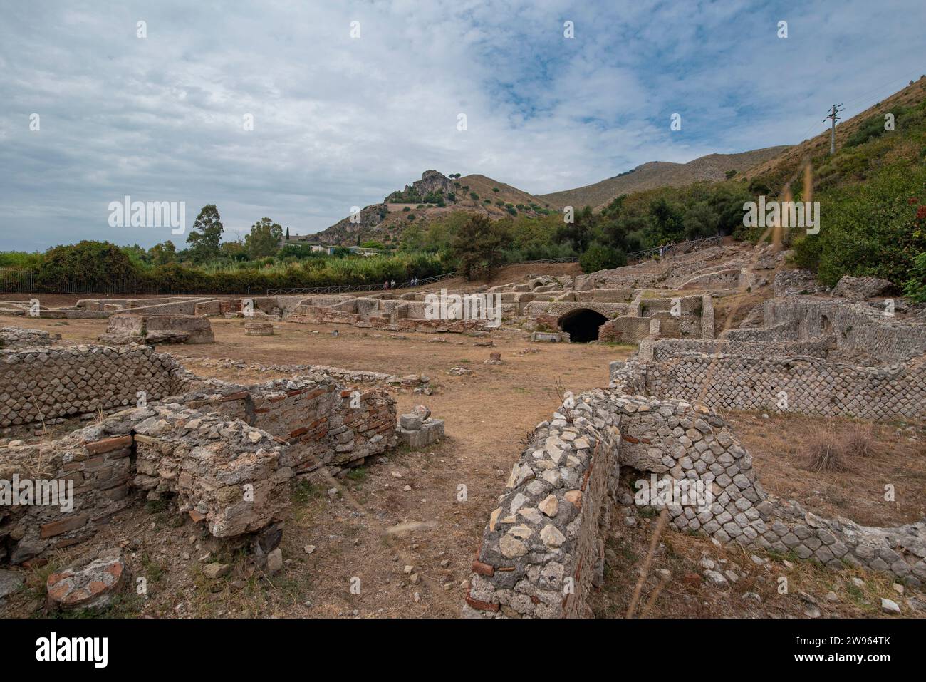 The ruins of Tiberius villa, a coastal villa connected with the Roman ...