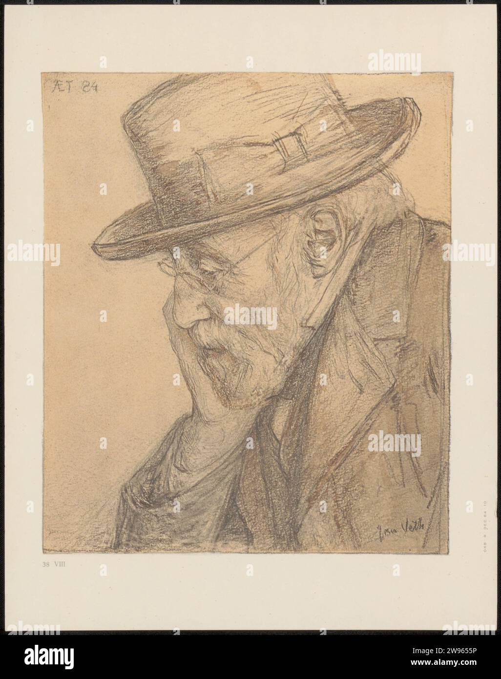 Print from the Jan Veth archive, Jan Veth, 1908 print Picture contains ...