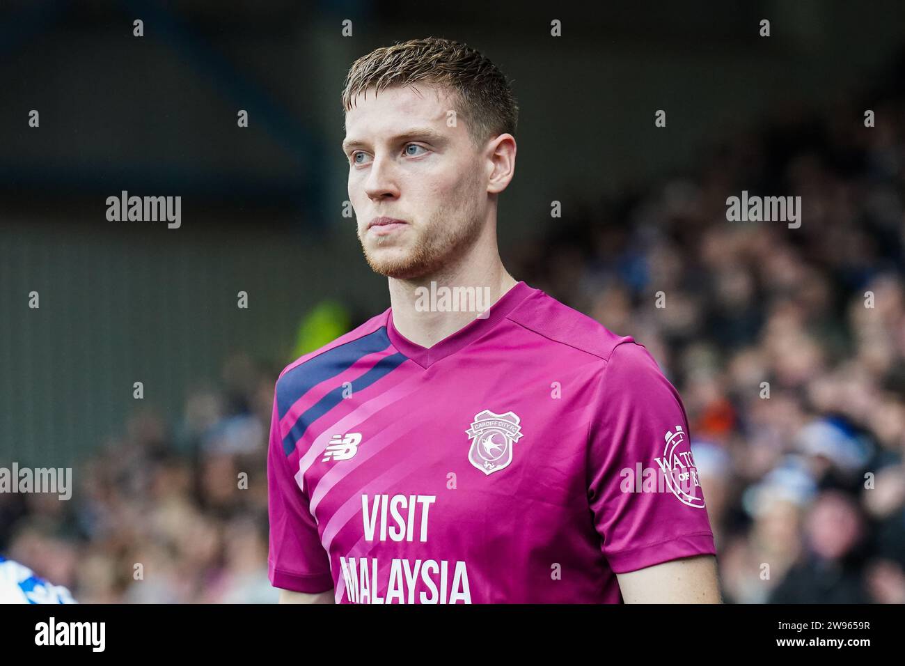 Sheffield, UK. 23rd Dec, 2023. Cardiff City defender Mark McGuinness (5 ...