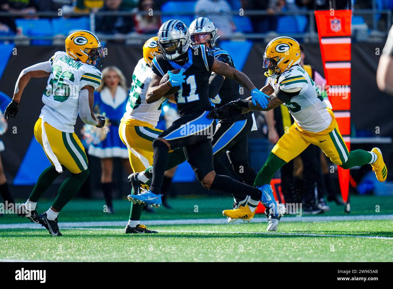 Carolina Panthers wide receiver Ihmir Smith-Marsette runs for a ...