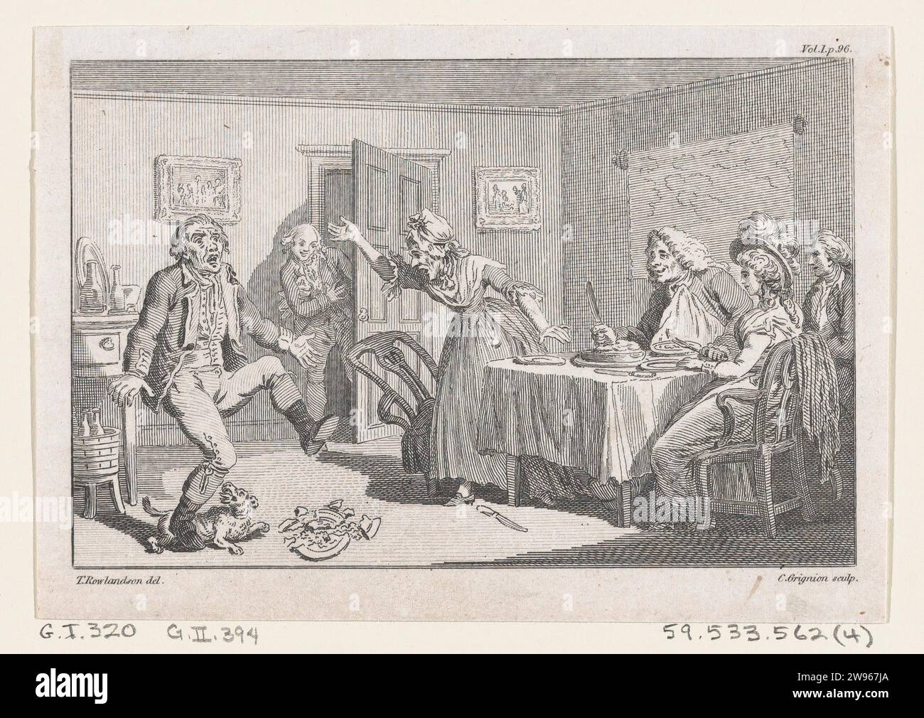 Humphry clinker smashing a dish at dinner hi-res stock photography and ...