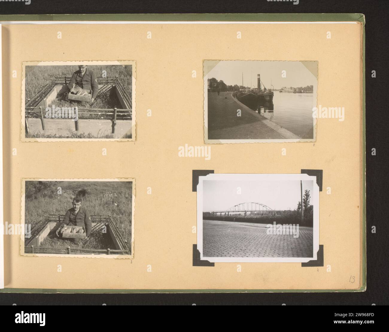German soldier with rabbits, Anonymous, 1940 - 1944 photograph Album ...