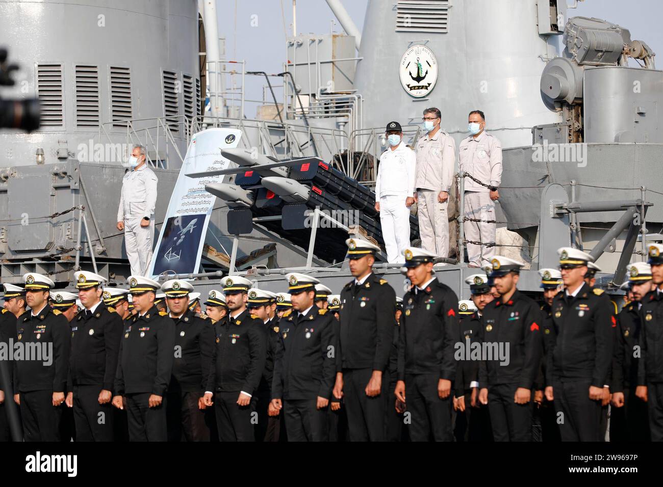 December 24, 2023, Konarak port, Sistan and Baluchestan, Iran: Sailors ...
