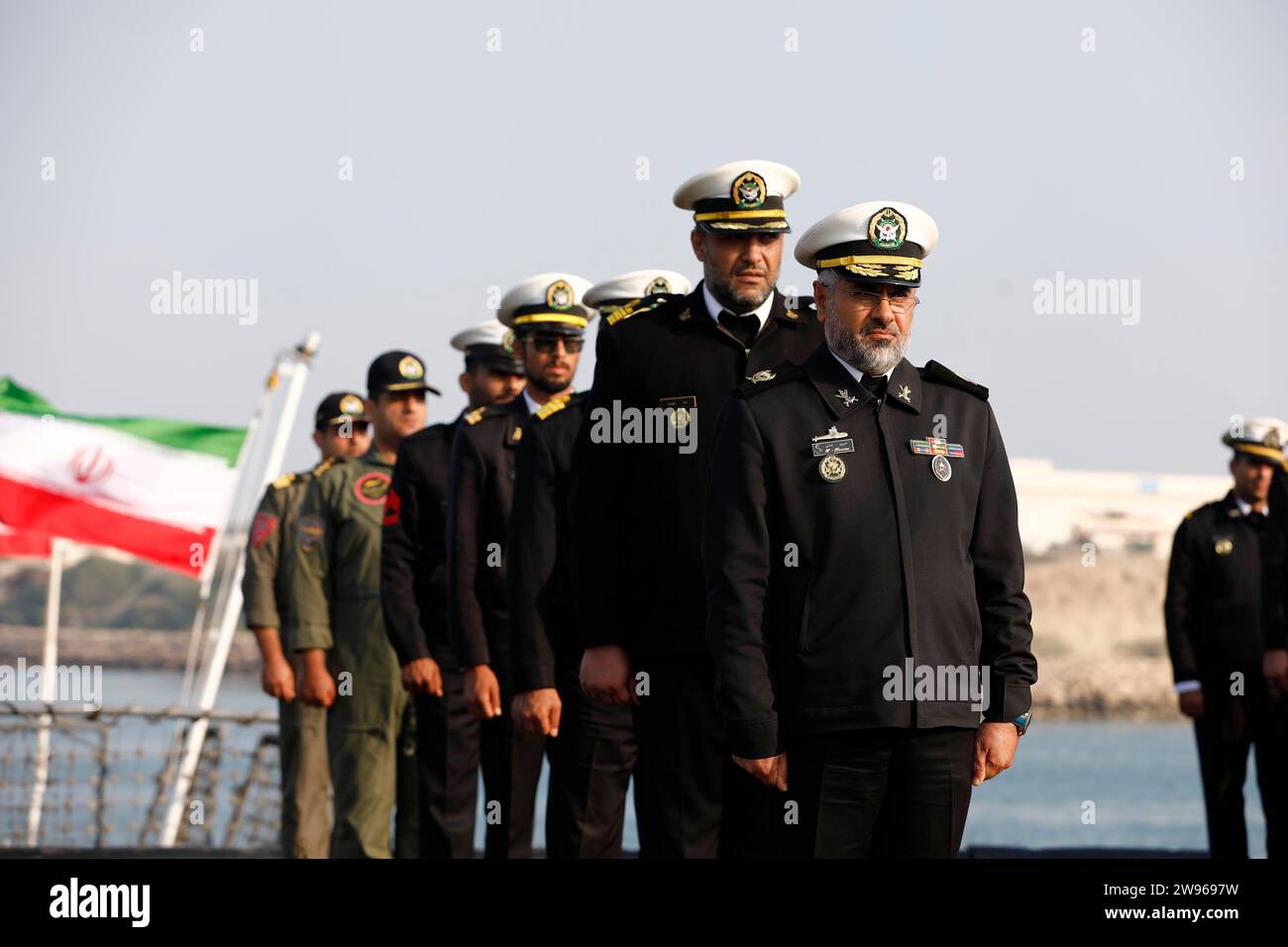 December 24, 2023, Konarak port, Sistan and Baluchestan, Iran: Sailors ...