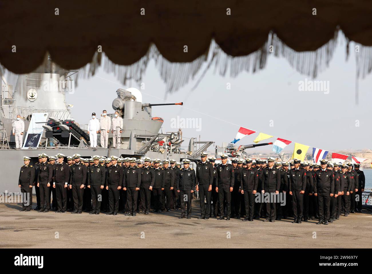 December 24, 2023, Konarak port, Sistan and Baluchestan, Iran: Sailors ...