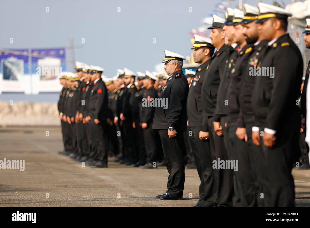 December 24, 2023, Konarak port, Sistan and Baluchestan, Iran: Sailors ...