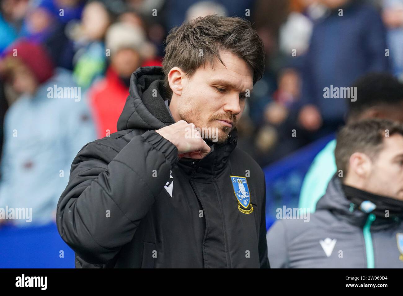 Sheffield, UK. 23rd Dec, 2023. Sheffield Wednesday Manager Danny Rohl ...