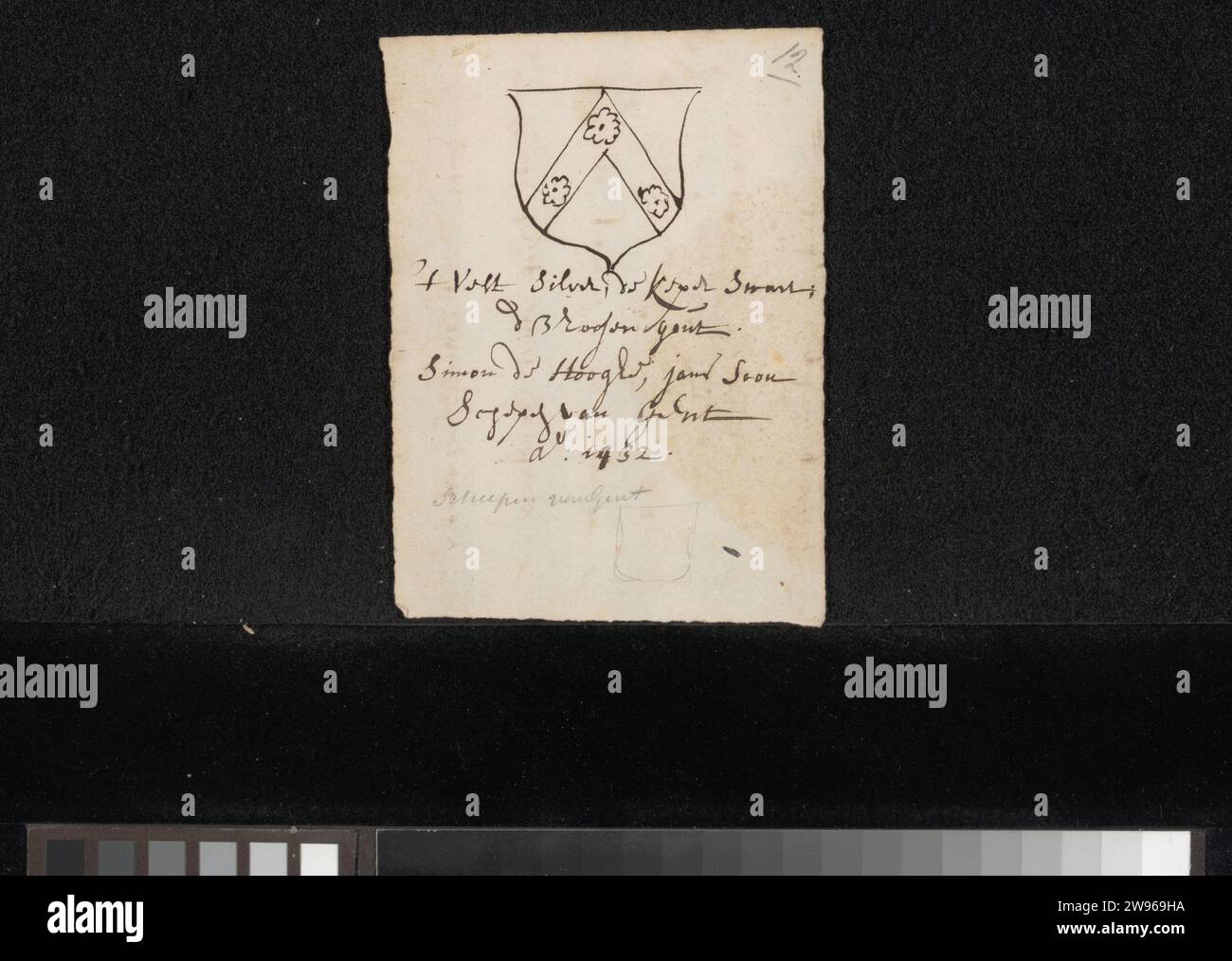 Heraldry manuscript hi-res stock photography and images - Alamy