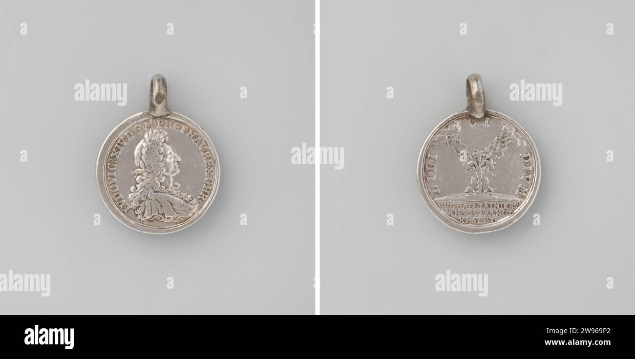 Lodewijk XIV defeat, King of France in the Battle of Malplaquet ...