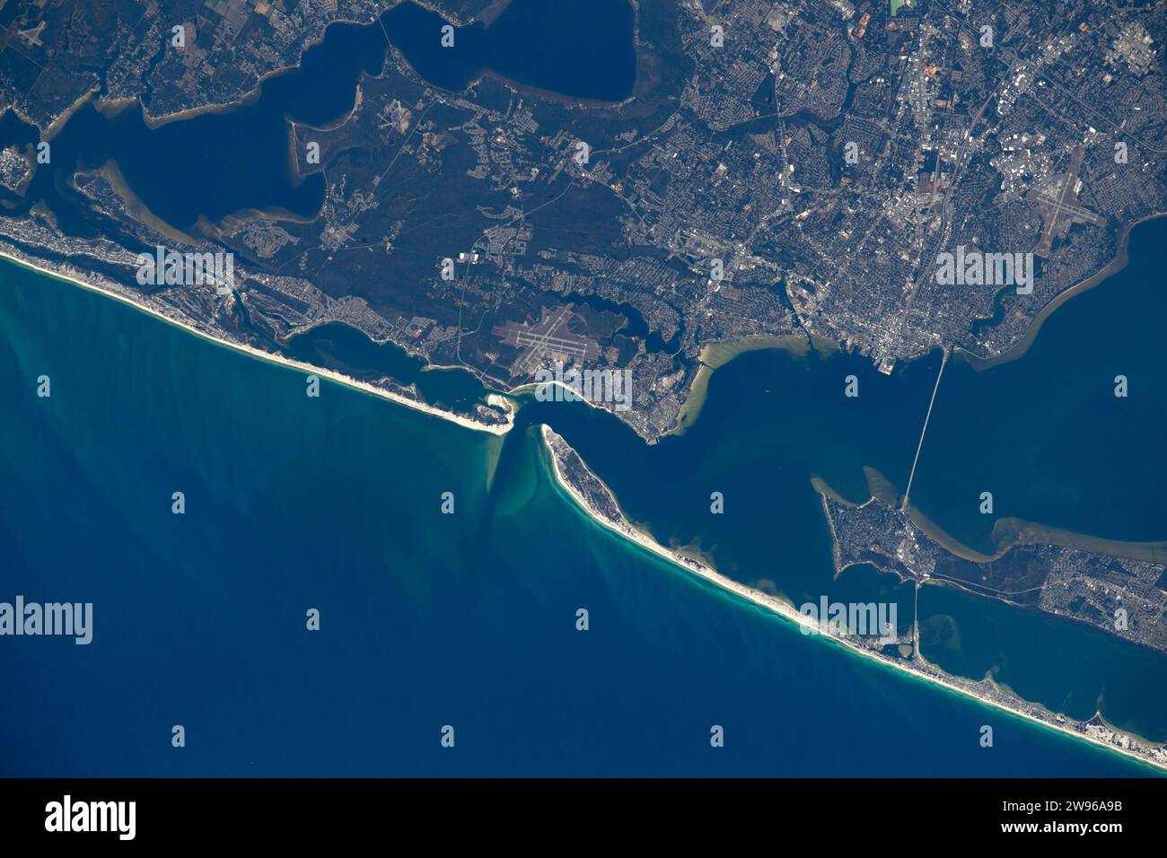 Aerial of Pensacola, Florida Stock Photo - Alamy