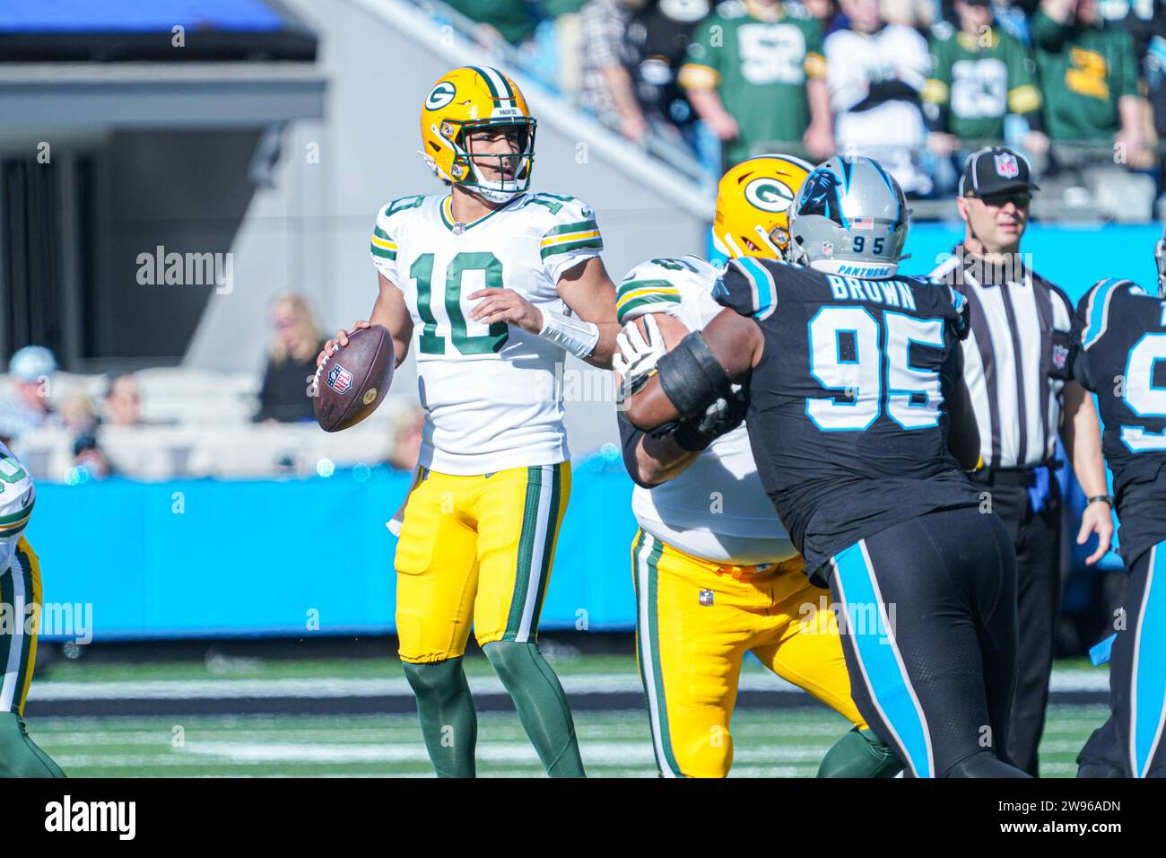 Charlotte, North Carolina, USA, December 24, 2023, Green Bay Packers ...