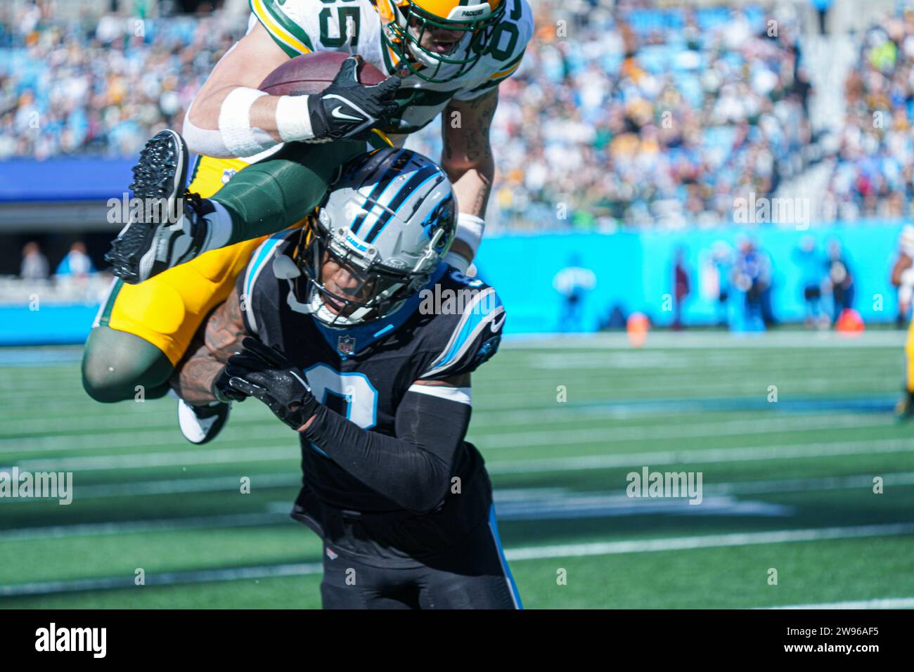 Charlotte, North Carolina, USA, December 24, 2023, Green Bay Packers ...