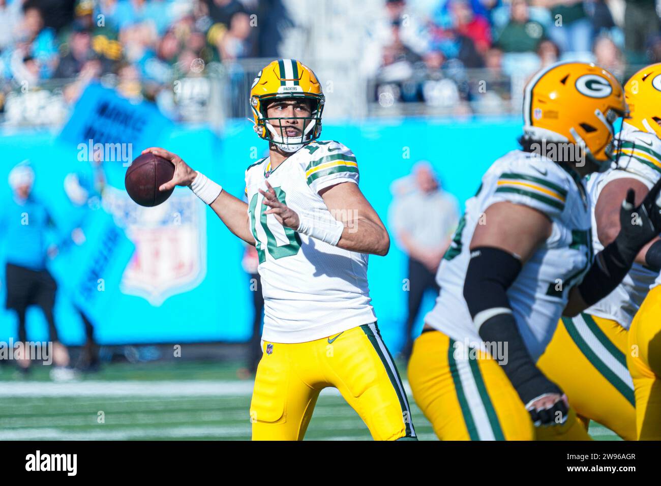 Charlotte, North Carolina, USA, December 24, 2023, Green Bay Packers ...