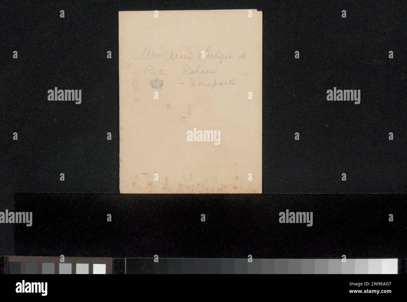 Note, Philip Zilcken, 1867 - 1930 paper. pencil writing (processes ...