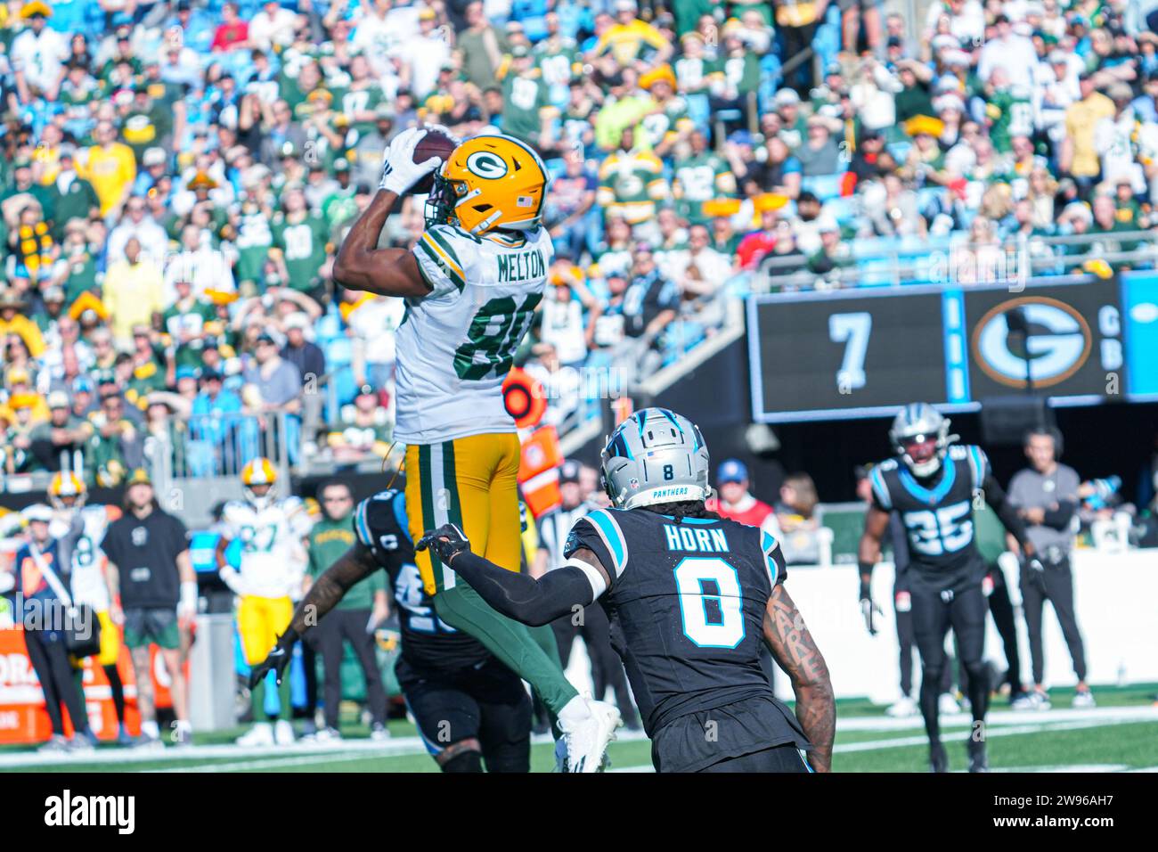 Charlotte, North Carolina, USA, December 24, 2023, Green Bay Packers ...