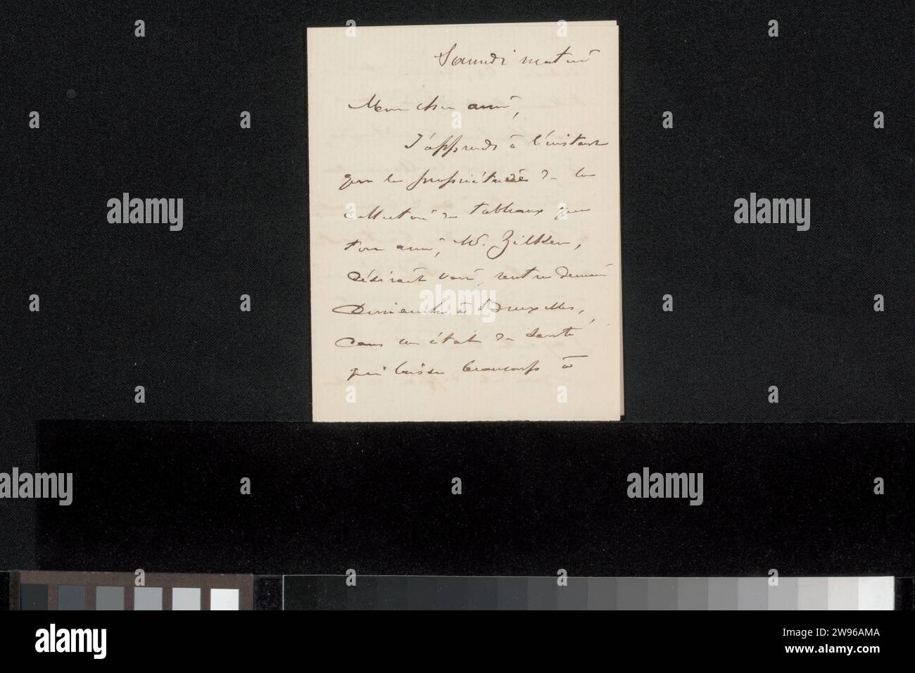 Letter to Anonymous, Arthur Stevens, 1867 - 1890 letter paper. ink ...