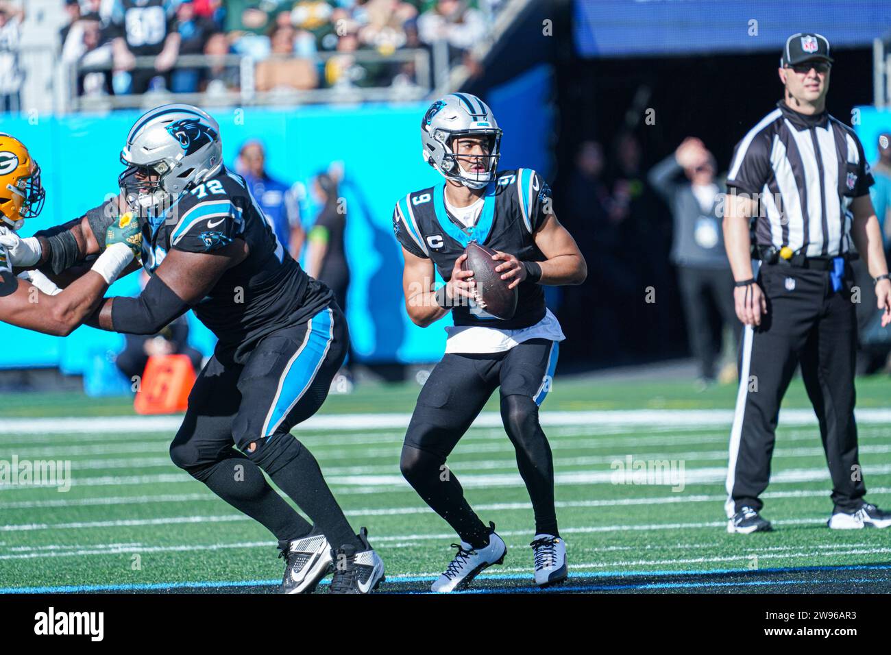 Charlotte, North Carolina, USA, December 24, 2023, Carolina Panthers ...