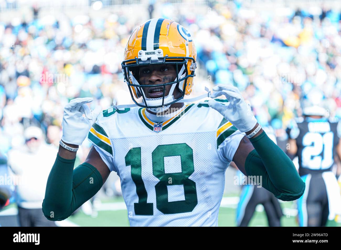 Charlotte, North Carolina, USA, December 24, 2023, Green Bay Packers ...