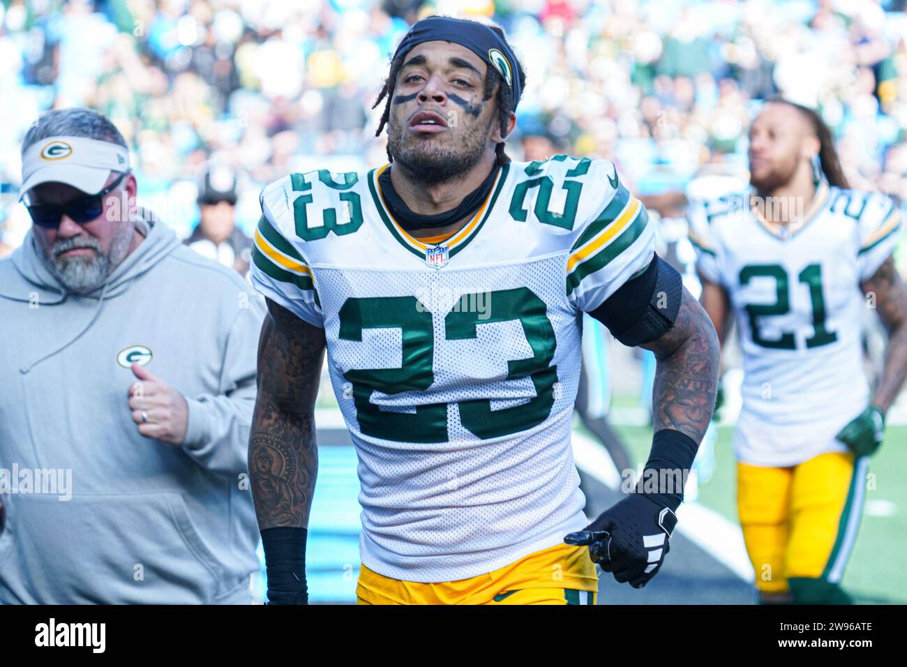 Charlotte, North Carolina, USA, December 24, 2023, Green Bay Packers ...