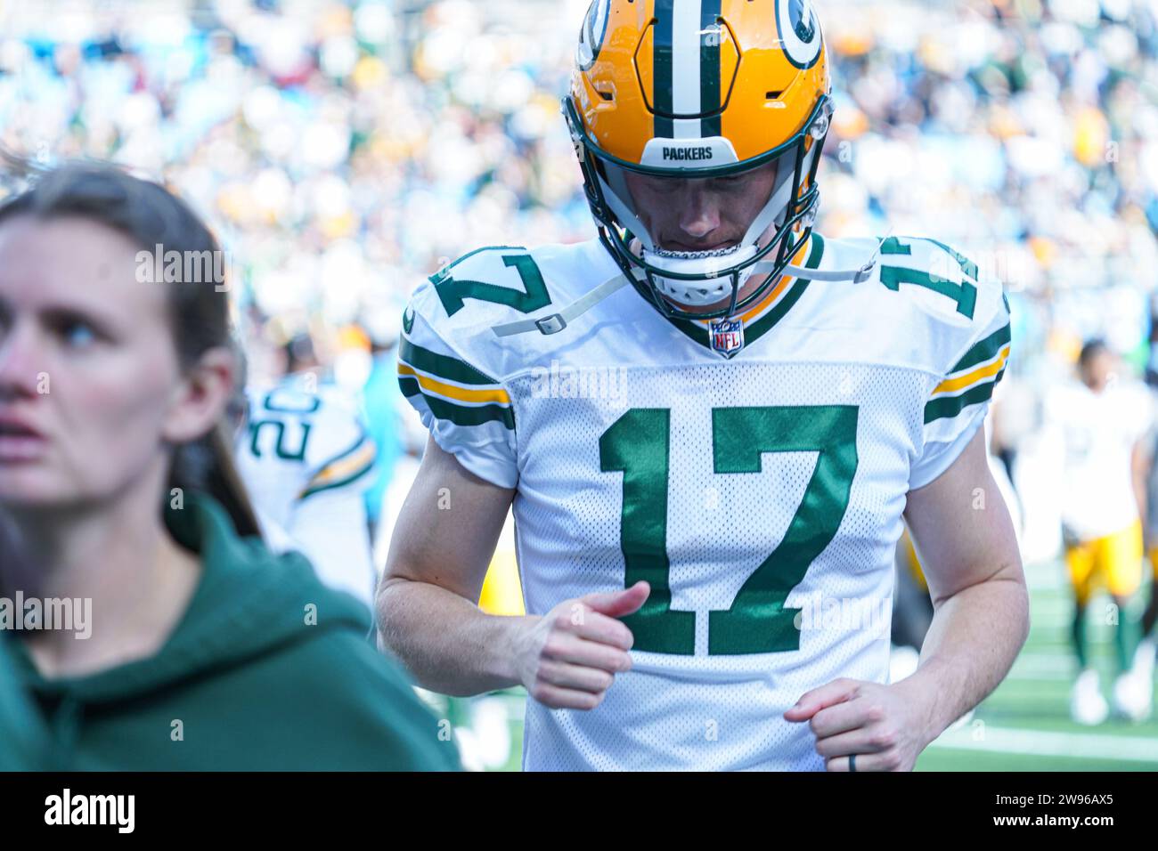 Charlotte, North Carolina, USA, December 24, 2023, Green Bay Packers ...