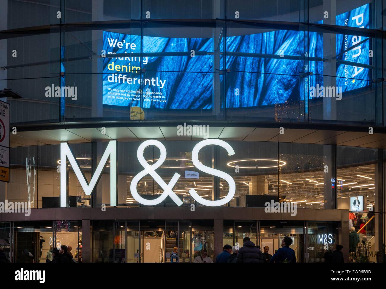 Kebab House, a fast food bistro in Liverpool City Centre Stock Photo ...