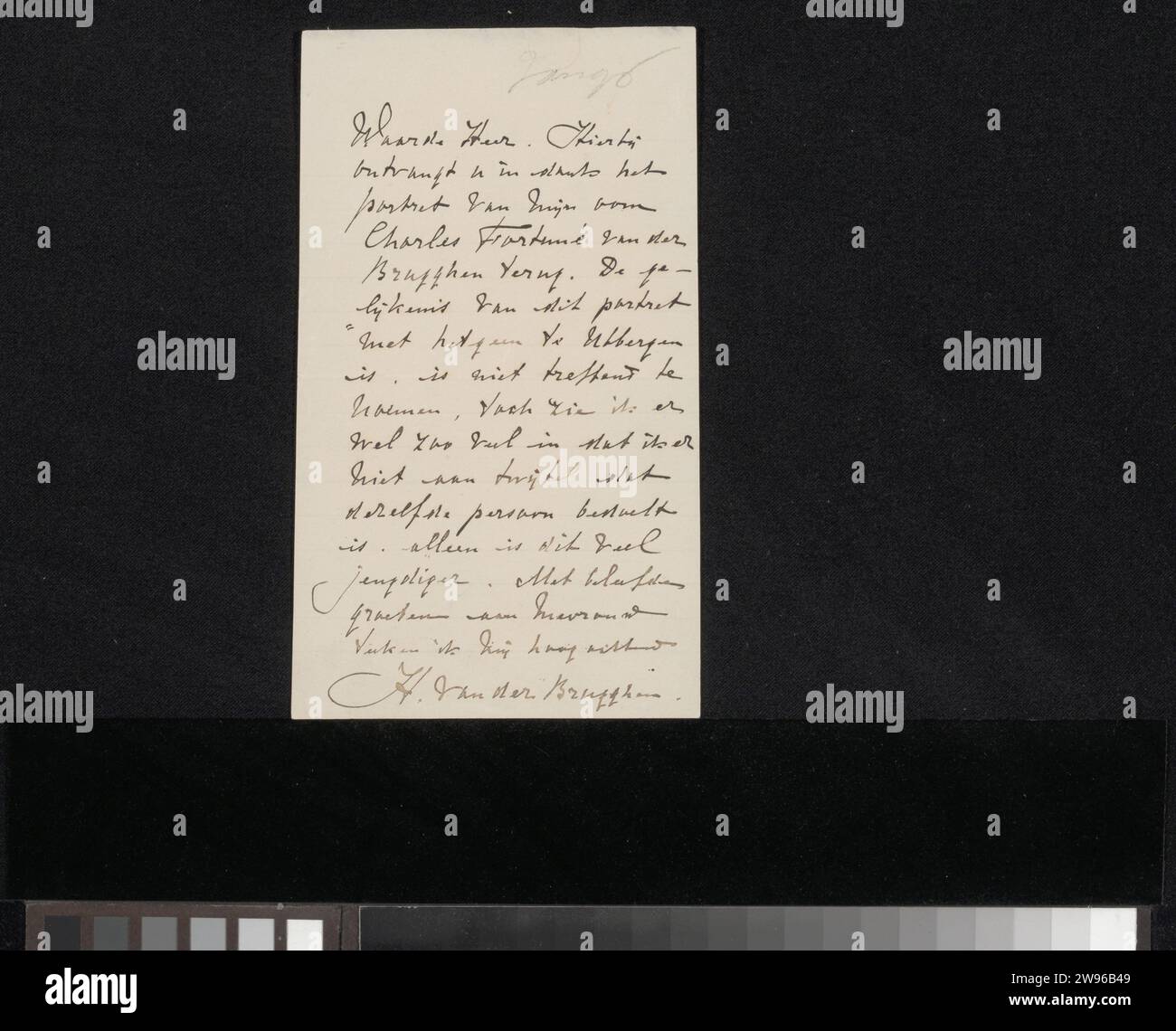 Letter to Anonymous, Unknown, c. 1850 - c. 1920 letter Letter dated Jan ...