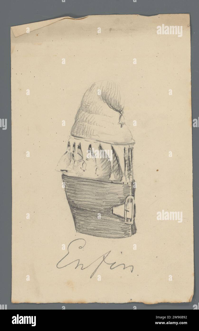 Manskop with Nocrack, Frederik Lambertus Geerling, 1840 - 1880 drawing ...