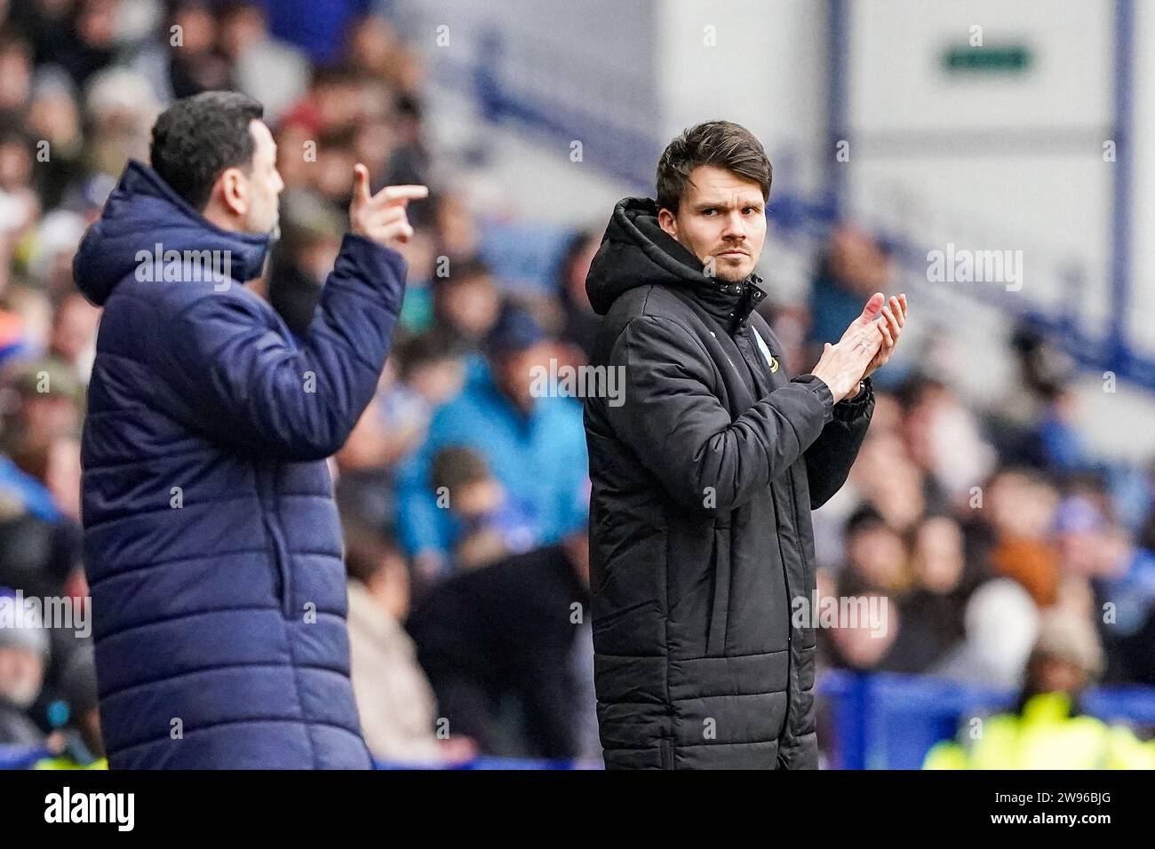 Sheffield, UK. 23rd Dec, 2023. Sheffield Wednesday Manager Danny Rohl ...