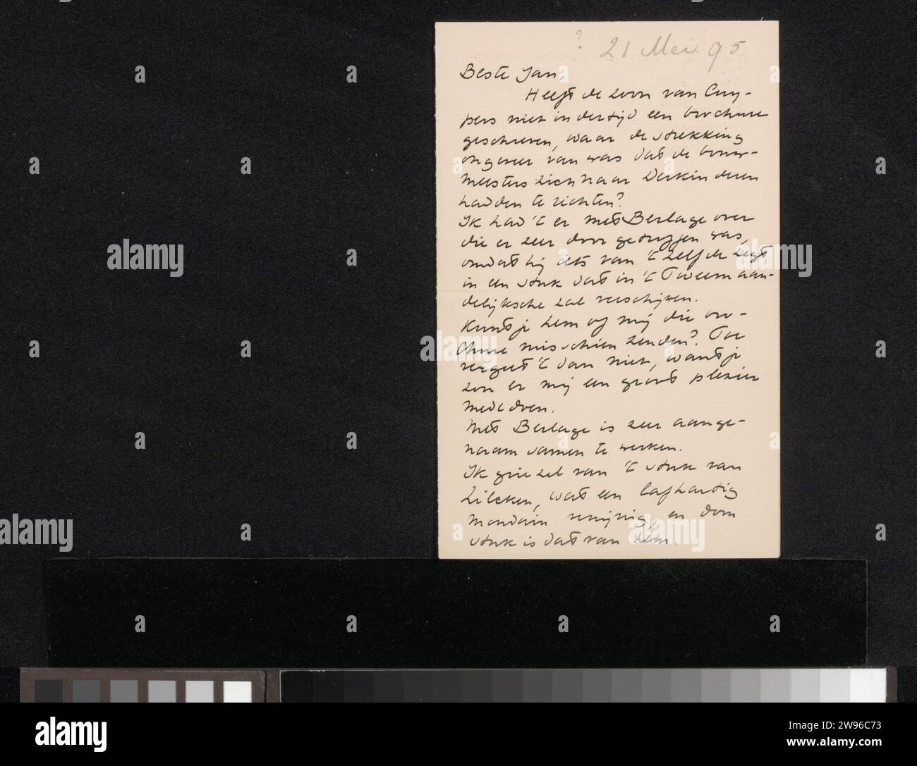 Letter to Jan Veth, Richard Nicolaüs Roland Holst, 1878 - 1925 letter ...