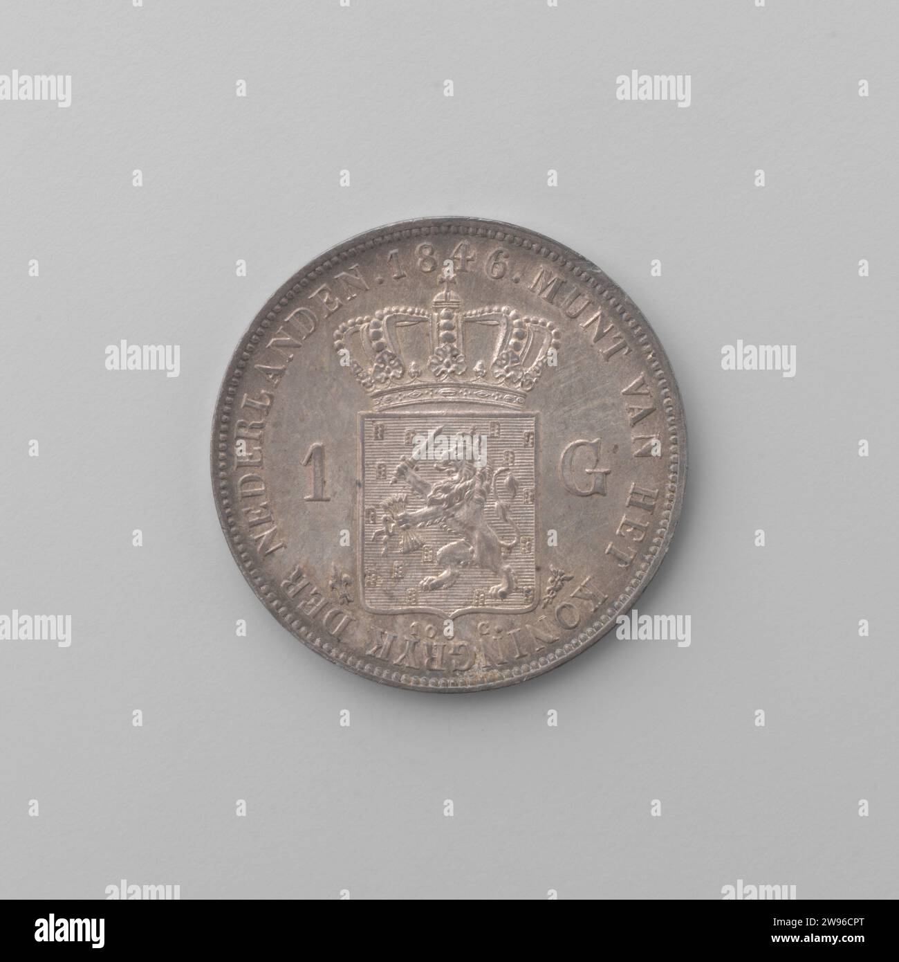 Dutch guilders, 1846, Willem II (King of the Netherlands), 1846 coin ...
