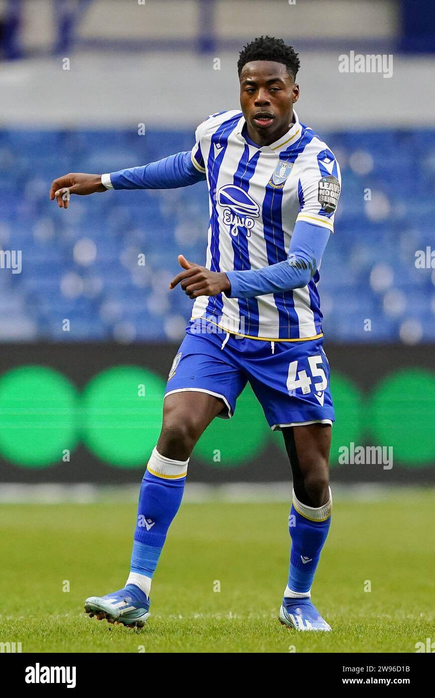 Sheffield, UK. 23rd Dec, 2023. Sheffield Wednesday forward Anthony ...