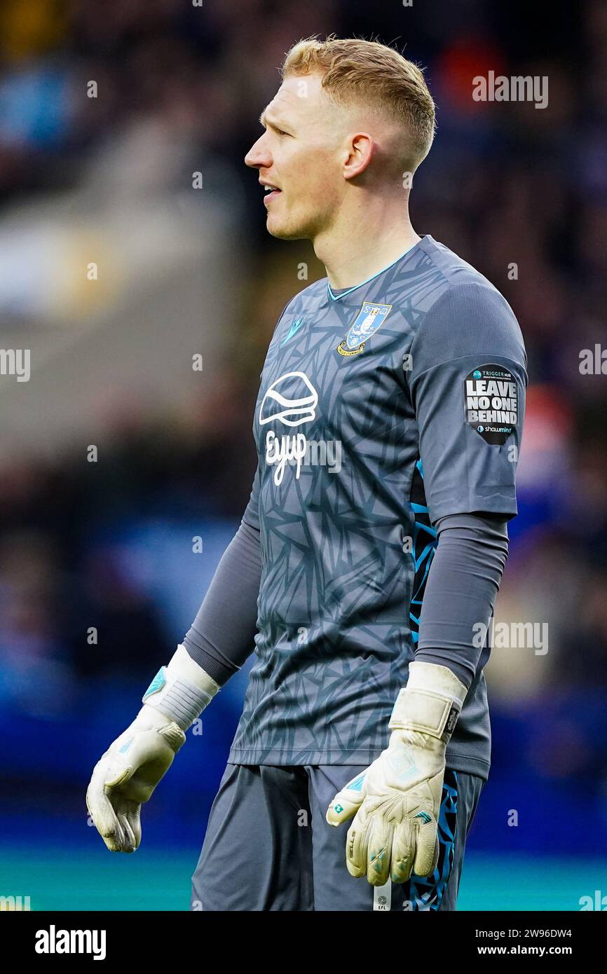 Sheffield, UK. 23rd Dec, 2023. Sheffield Wednesday goalkeeper Cameron ...