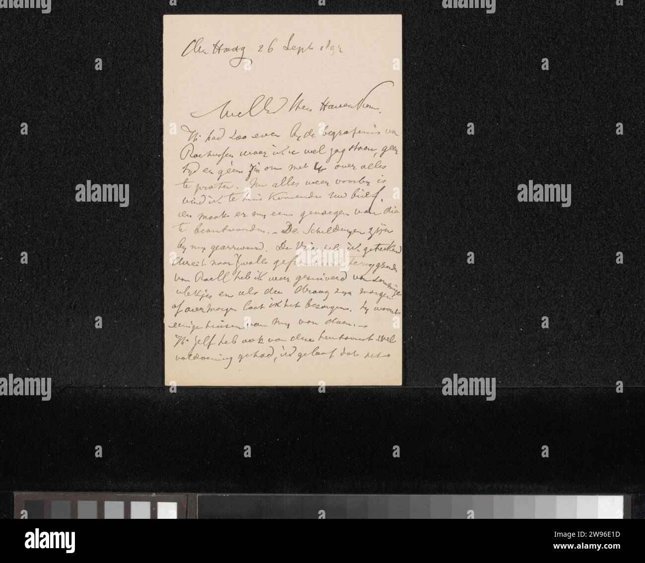 Letter to Pieter Haverkorn van Rijsewijk, Jozef Israëls, 1894 letter ...