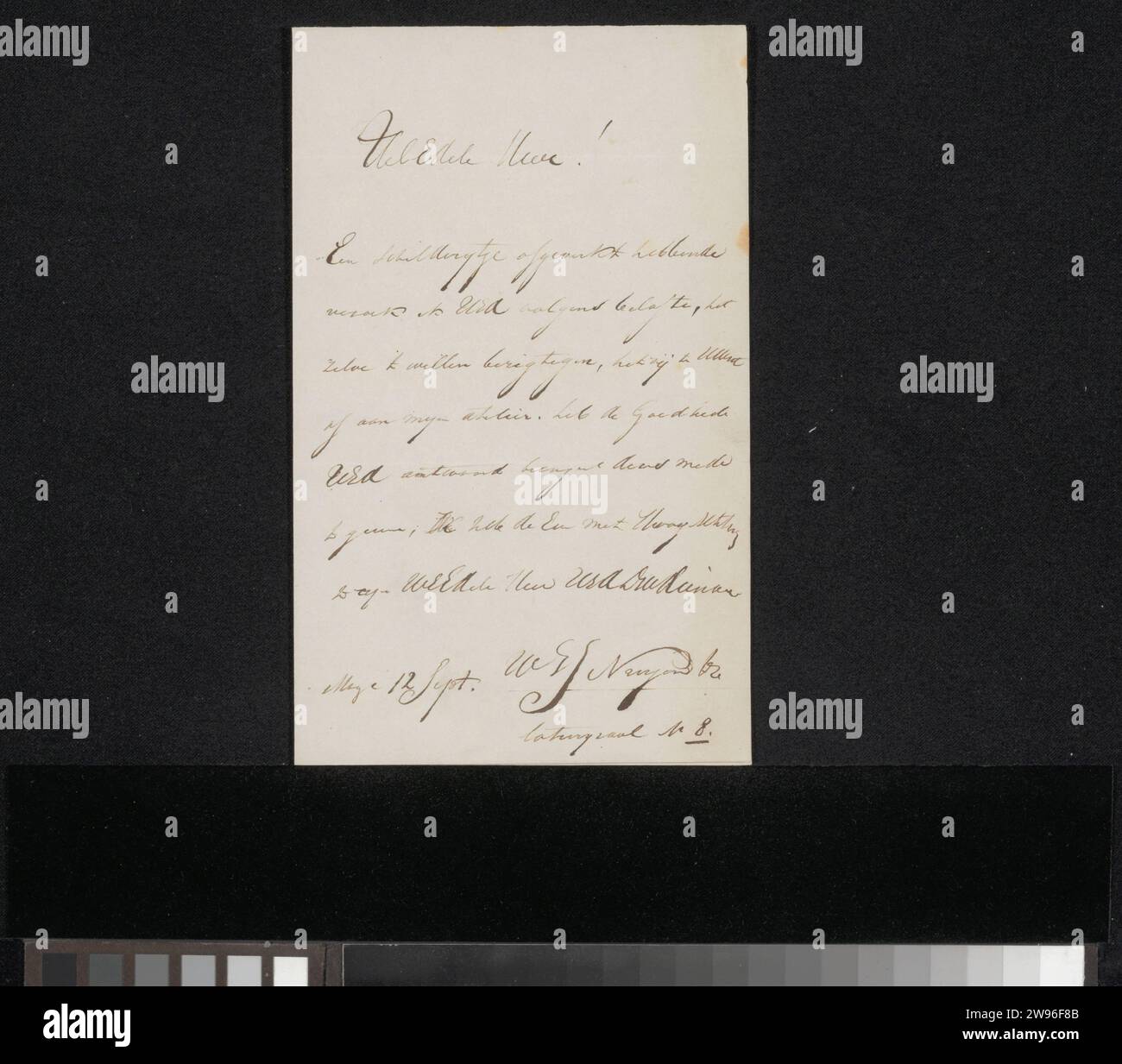 Letter to Adrianus David Schinkel, Wijnand Nuijen, 1823 - 1839 letter ...