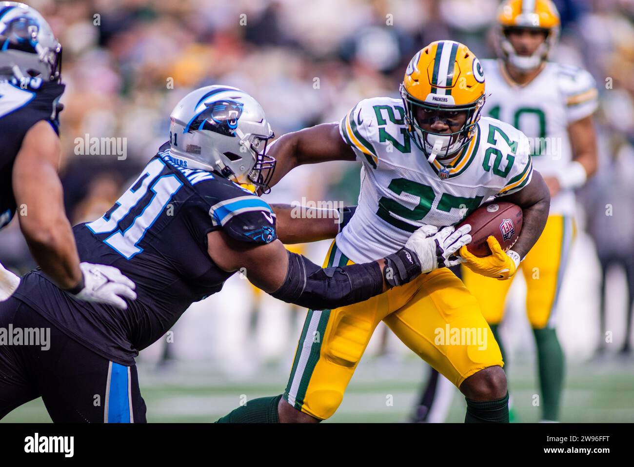 Charlotte, NC, USA. 24th Dec, 2023. Carolina Panthers defensive end ...