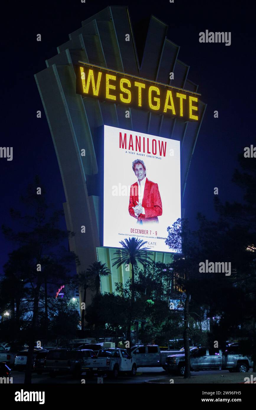 A sign outside Westgate Resorts in Las Vegas, Nevada, United States ...